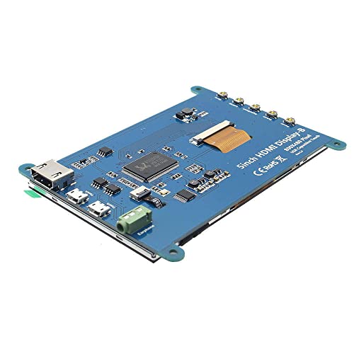 5 Inch 800x480 HDMI Touch-Capacitive LCD Screen with OSD Menu for Raspberry Pi 3 B+ / BB Black
