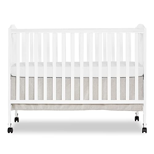 Dream On Me, Full Size 2-in-1 Folding Stationary Side Crib & Graco Premium Foam Crib & Toddler Mattress β GREENGUARD Gold Certified, CertiPUR-US Certified Foam, Machine Washable