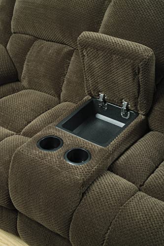 Coaster Furniture Weissman Pillow Padded Motion Sofa Chocolate 601924