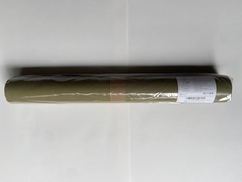 Wooqu Book Cloth, Fabric Surface and Paper Backed, Durable, Strong, 17x29”, for Book Binding, Army Green
