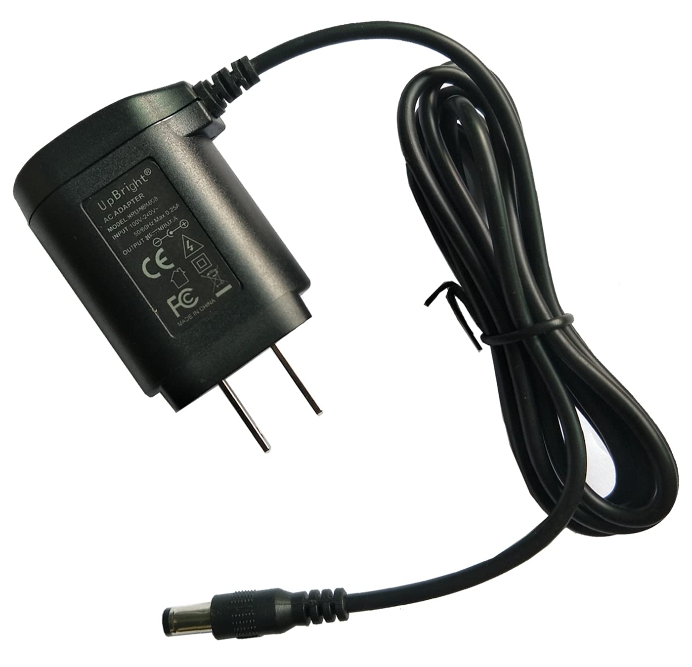 UpBright 5V AC/DC Adapter Compatible with 3507 7105 Hyper Tough 1000 Lumen LUMENs Battery Powered Rechargeable LED Work Light 5VDC 0.9A DC5V 5.0V 900mA Power Supply Cord Cable Wall Home Charger PSU
