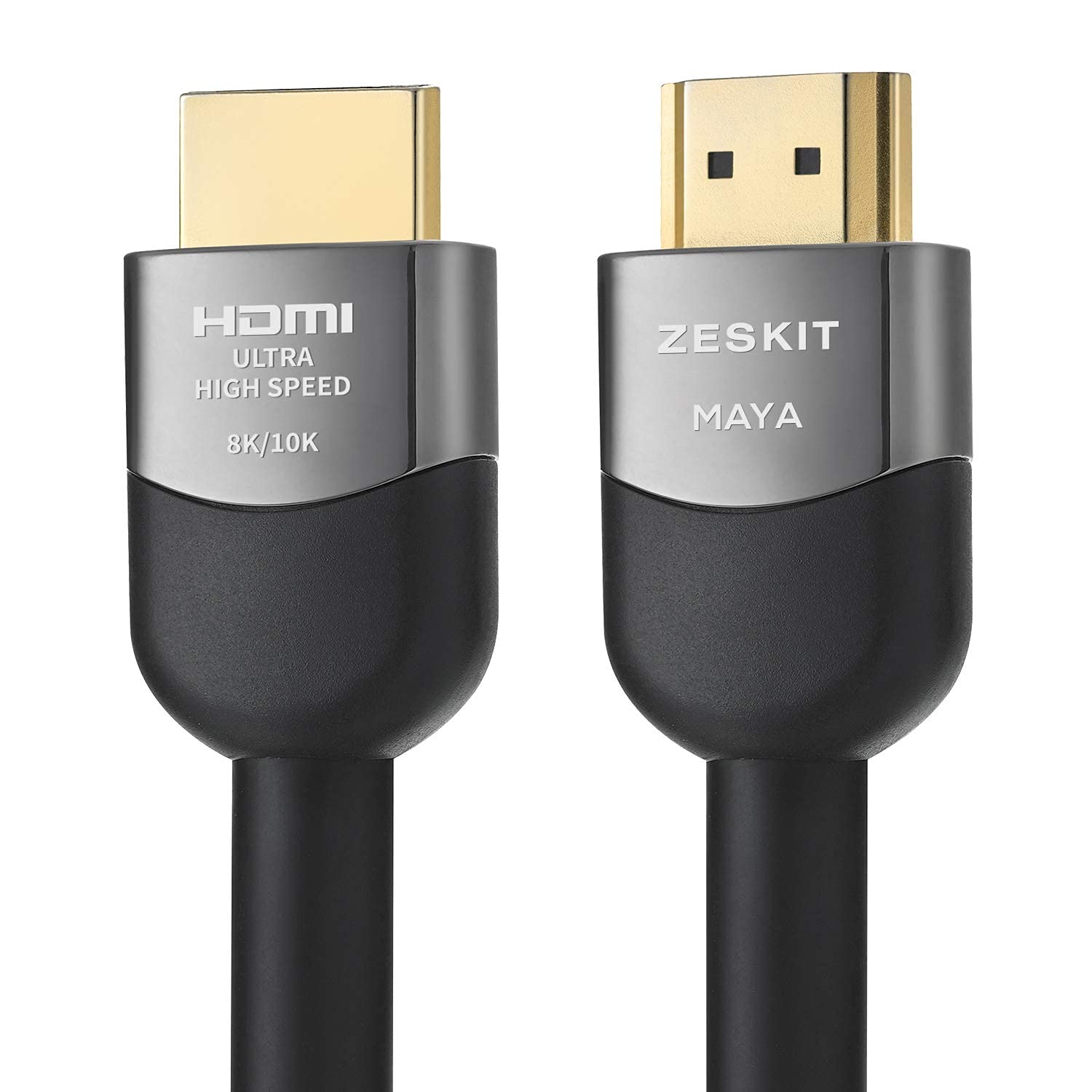 Zeskit Certified 2.1 8K HDMI Cable 48Gbps 4K120Hz Compatible with Soundbar eARC HDR10 VRR Dolby Vision Atmos HDCP 2.2 2.3 PS5 Xbox Series X Apple TV Roku (Ultra High Speed, Maya CL3 In Wall Long 15ft)