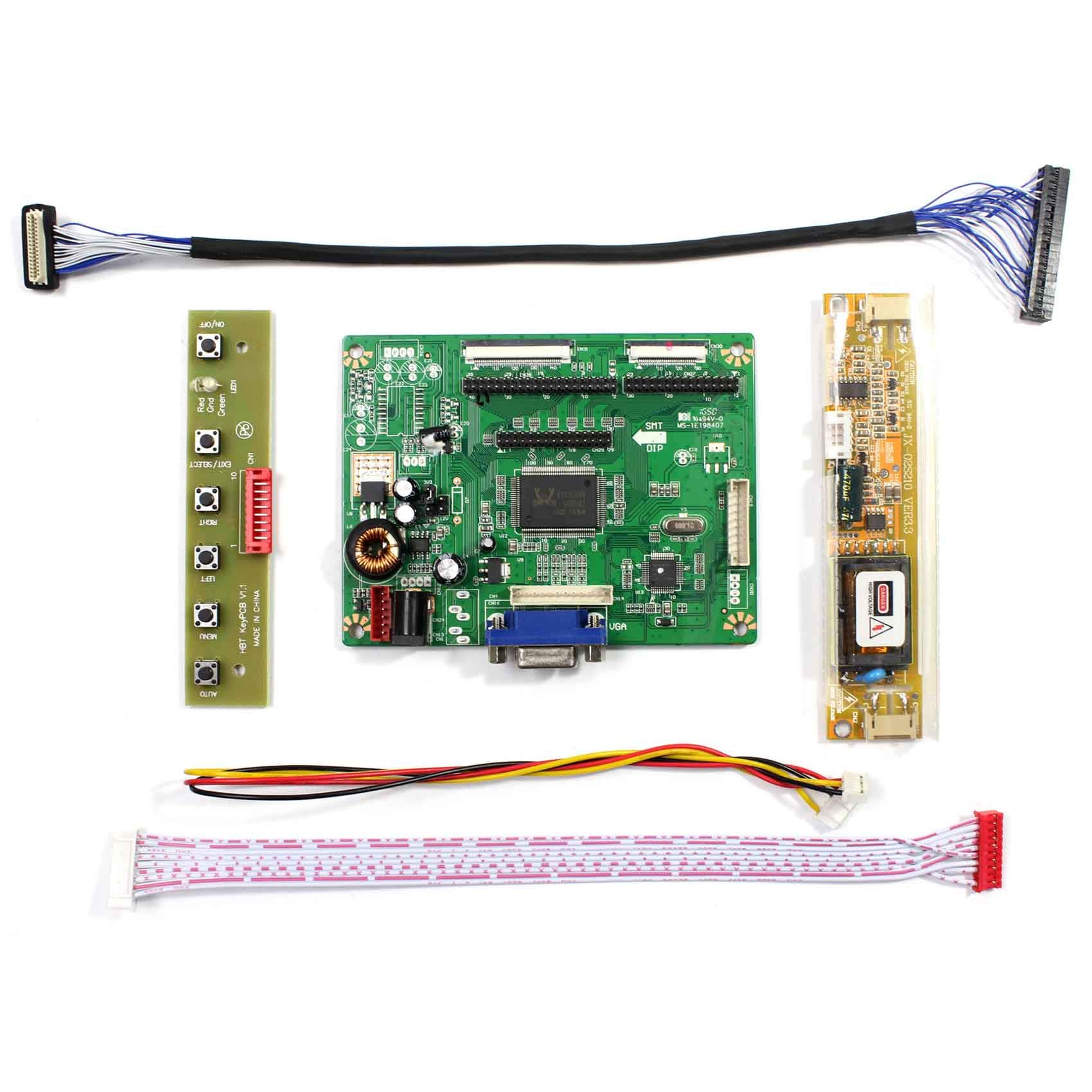 VSDISPLAY VGA LCD Controller Board Driver Work for 10.4" 10.4 inch 640x480 LQ104V1DG11 LQ104V1DG21 LQ10D42 LQ10D421