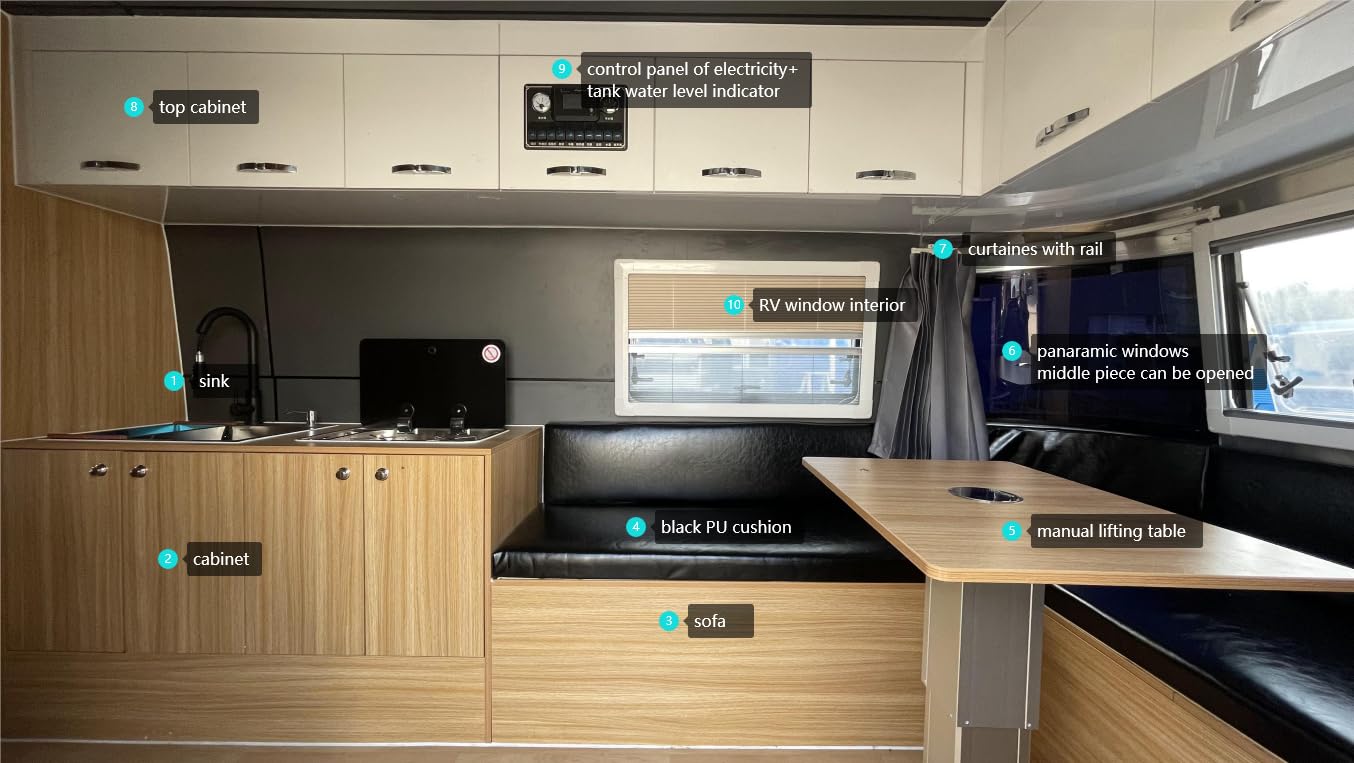 Airstream Caravans trailer with bedroom/Living room/Bathroom and kitchen.Now travelling is much easy, 21.3 * 7.15 * 8ft.