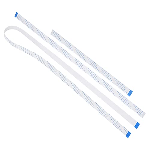 3-Pack of FFC Ribbon Flat Cables for R aspberry Pi Module and Camera: 15 Pins, Lengths of 30cm, 50cm, and 100cm