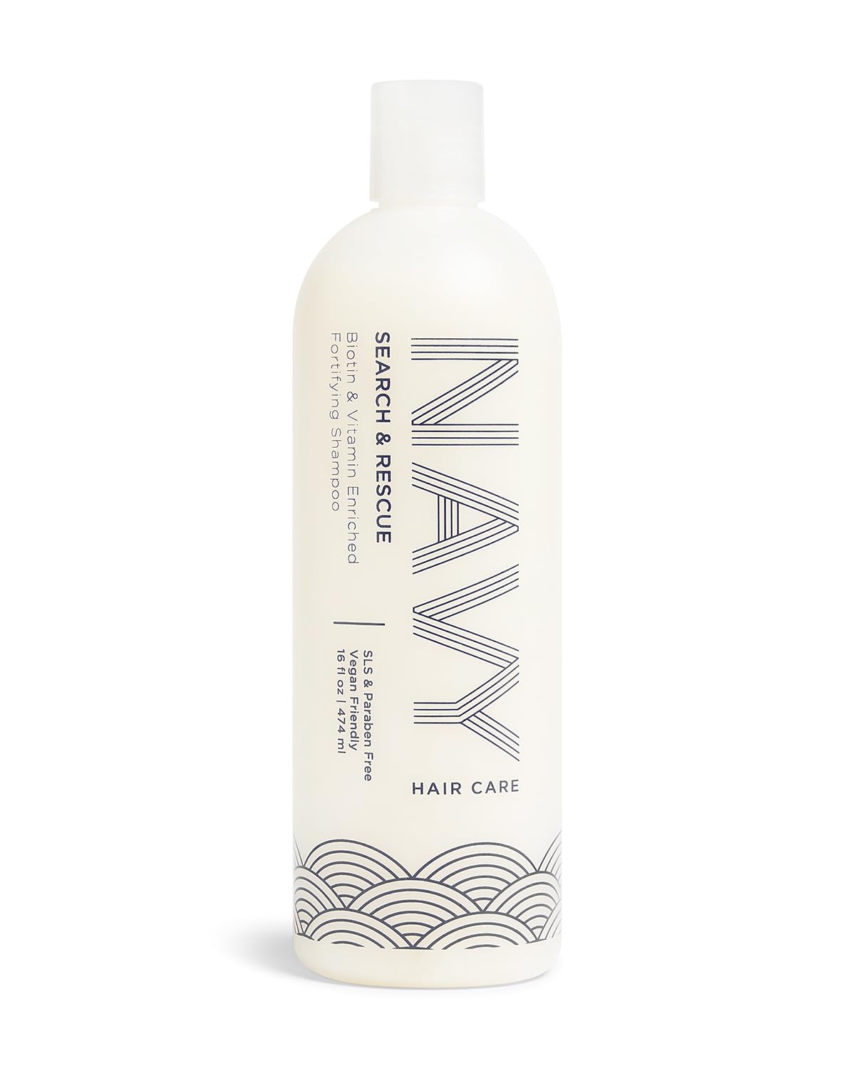 NAVY Search and Rescue Shampoo - Paraben-Free Biotin and Hair Vitamin Enriched Fortifying Hair Shampoo - 8 fl oz