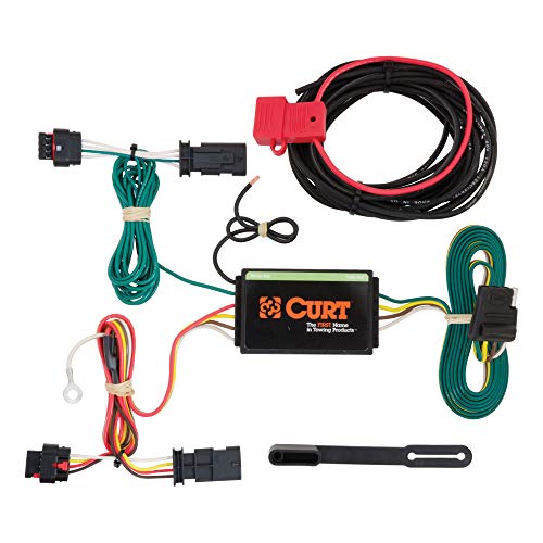 CURT 56181 Vehicle-Side Custom 4-Pin Trailer Wiring Harness, Fits Select Chevrolet Traverse