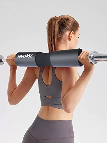 Barbell Pad Hip Thrust Pad Squat Pad Foam Sponge Pad for Squats, Lunges and Hip Thrusts,Provides Relief To Neck and Shoulders While Training,Suitable for The Use In The Gym(black)