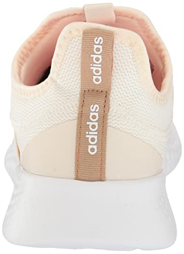 adidas Women's Puremotion Adapt Running Shoe, Off White/Off White/Golden Beige, 8.5