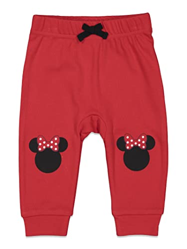 Disney Minnie Mouse Infant Baby Girls 2 Pack Pants Black/Red 3-6 Months