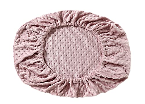 Changing Pad Cover, Soft Minky Dots Changing Table Sheets for Baby Boy and Girl, Diaper Changing Table Cover Fit 32"/34'' x 16" Pad (Sepia Rose)