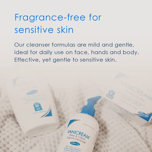 Vanicream Liquid Cleanser - 8 fl oz β Unscented, Gluten-Free Formula for Sensitive Skin