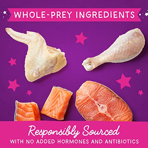 Stella & Chewy’s Freeze-Dried Raw Marie’s Magical Dinner Dust – Grain Free, Protein Rich Cat & Kitten Food Topper – Wild-Caught Salmon & Cage-Free Chicken Recipe – 7 oz Bag