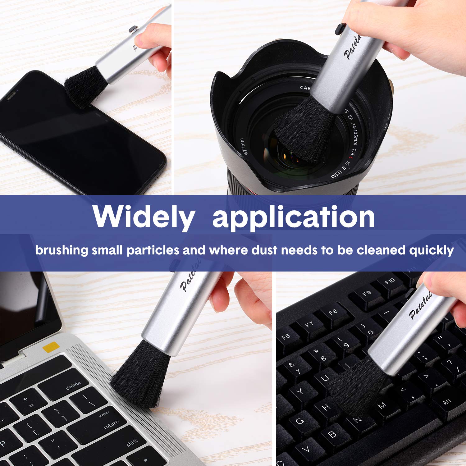 6 Pieces Portable Laptop Cleaning Brush Electronic Cleaning Brush Swipe Computer Brush for Laptops Keyboard Mobile Phones Cameras Digital Products Car Interior Detailing Home and Office Items