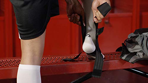McDavid Phantom Lace-Free Ankle Brace, Lightweight Design, Advanced Strapping & Flex-Support Stirrup Stays For Cleats, Men and Women