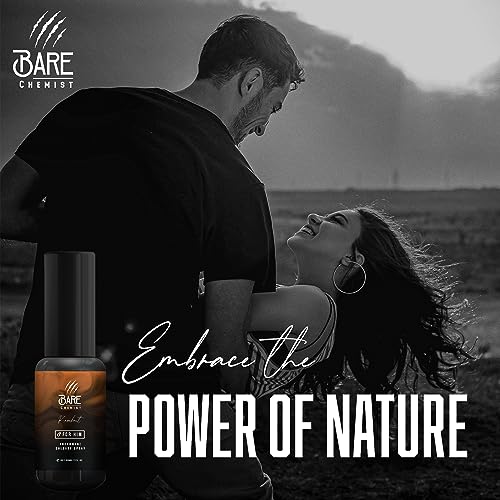 Bare Chemist Knockout Pheromone Cologne for Him - [Attraction Formula] Pheromone Cologne for Men 1oz. - Wood, Citrus, Spice