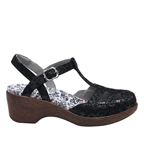 Alegria Women's Summer Ivalace Leather Wedge Sandal 10.5-11 M US