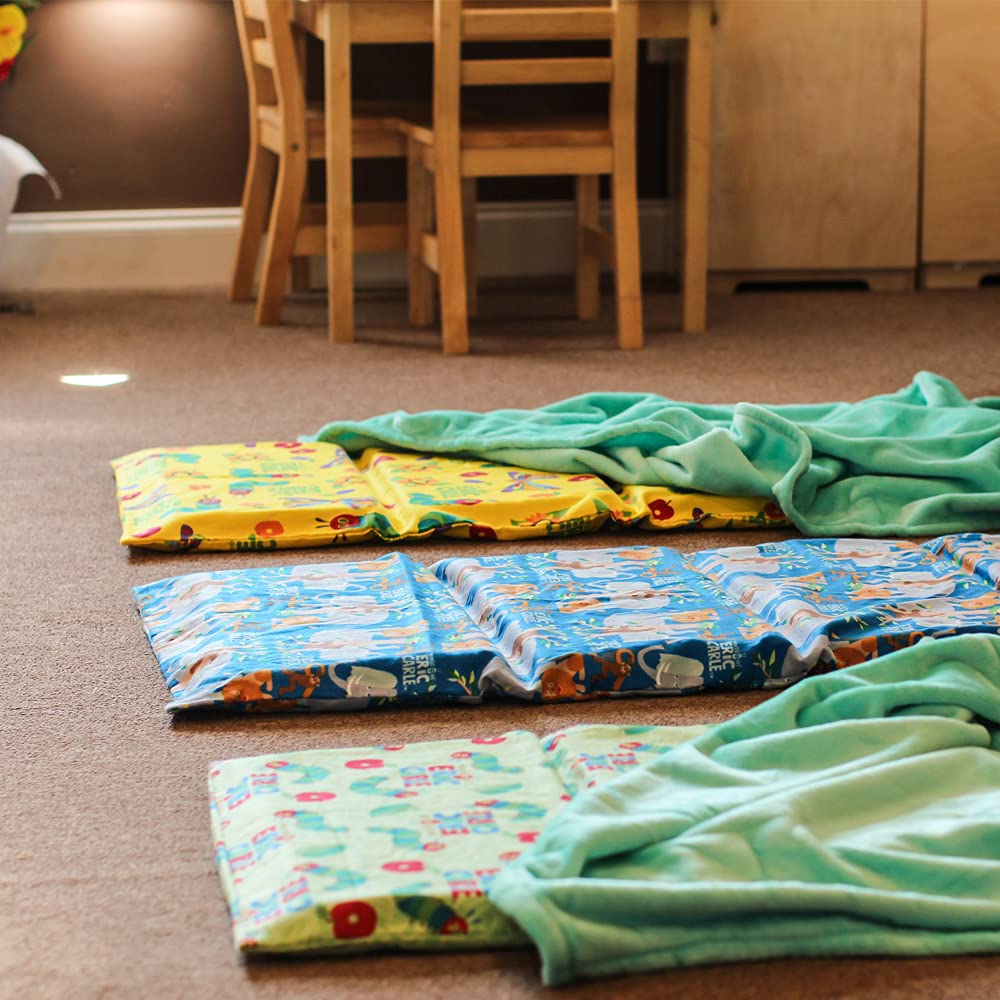 KinderMat, KinderFleece Blanket, Blue, Soft Fleece Blanket Perfect for School, Daycare, or Your Home – 36” x 45”