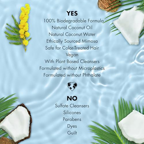 Love Beauty And Planet Volume and Bounty Hair Shampoo Thickening Coconut Water & Mimosa Flower Sulfate Free 3 oz, 12 Pieces