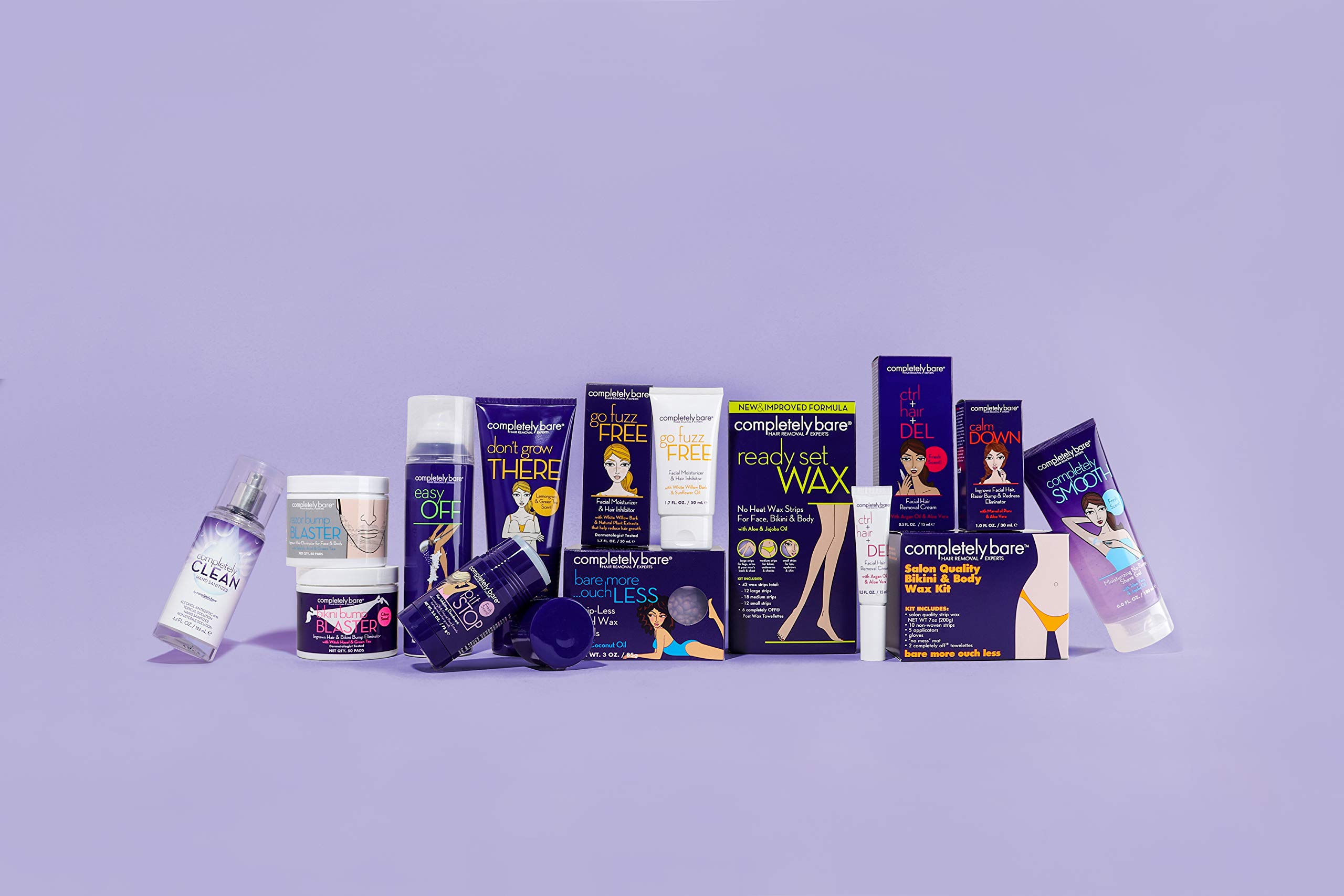 completely bare bare more ouch LESS Strip-Less Hard Wax Pearls Kit