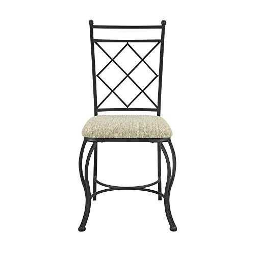 Dorel Living Jersey 5-Piece Dinette, Black/Beige