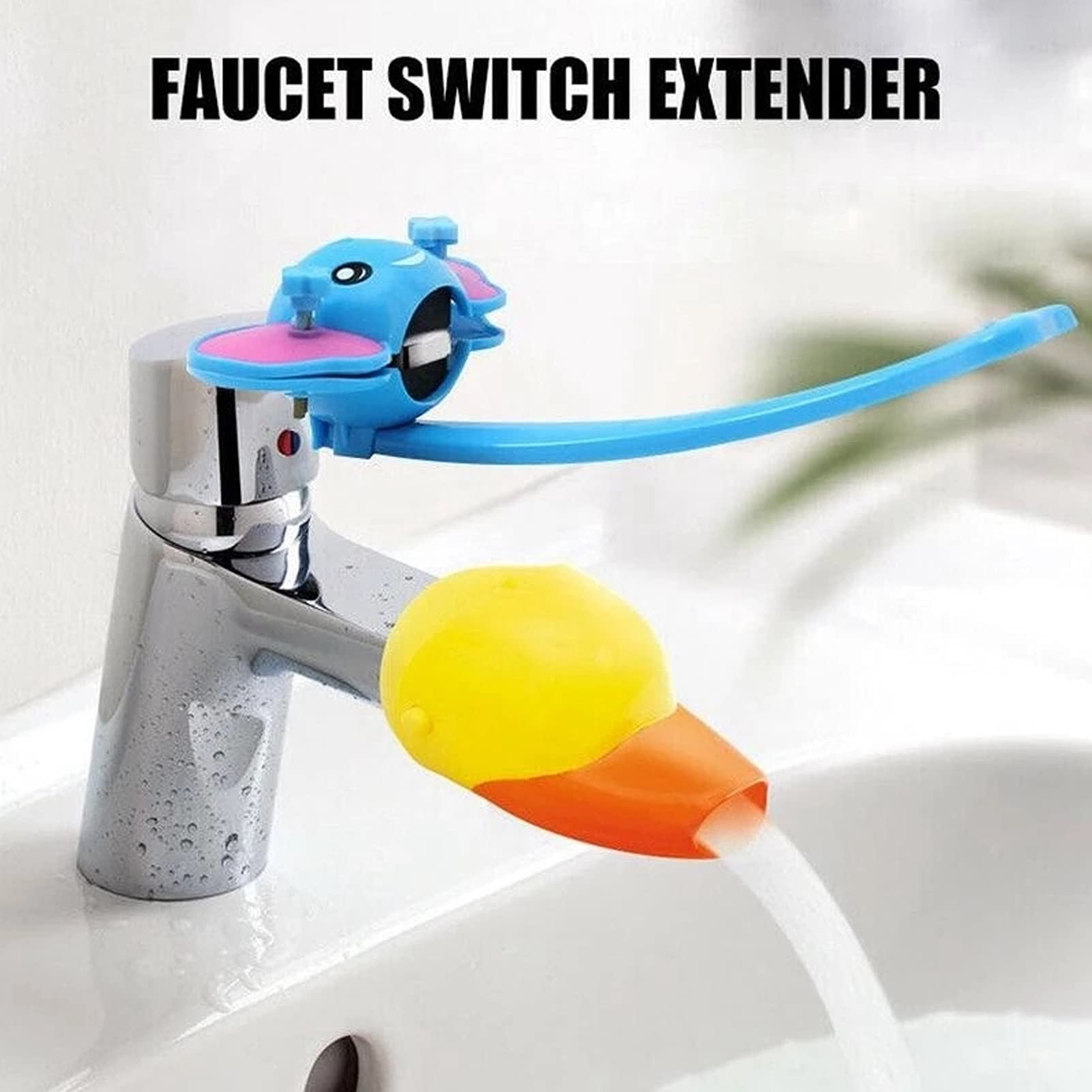 Sink Handle Extender for Toddlers Kids Babies Handle Extender Set Childrens Hand Washing Device(blue)