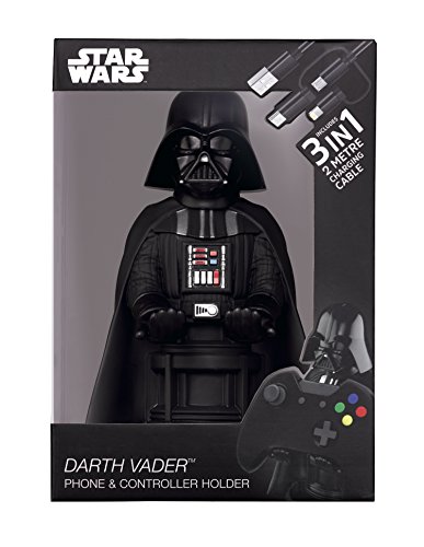 Exquisite Gaming Cable Guy - Darth Vader - Controller and Device Holder, 8 in., Multi-colored