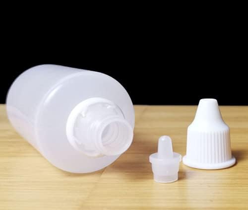 Duehut HLLMX 8 PCS Empty Plastic Squeezable Dropper Bottle Portable Empty Squeezable Dropper Bottle Container with Screw Cap Essential Oil Container 5ML