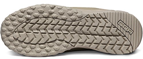 CQR Men's Military Tactical Boots, Lightweight 6 Inches Combat Boots, Durable EDC Outdoor Work Boots, No Zip Desert Sand, 13