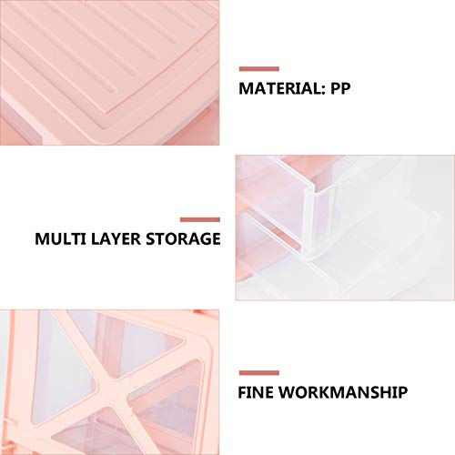 Alipis Plastic Storage Bins Desktop Storage Drawer plastic desk drawers plastic storage drawers drawer box unit Cosmetic Makeup Organizer Drawer Organizer