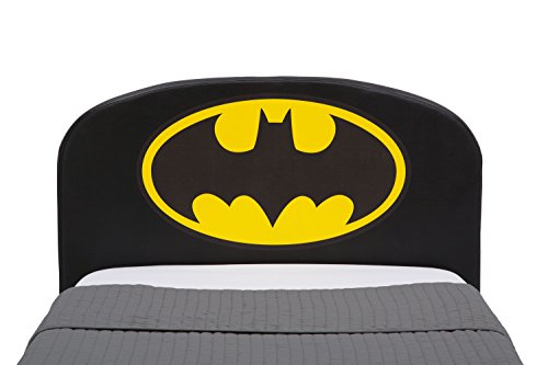 Delta Children Upholstered Twin Bed, DC Comics Batman