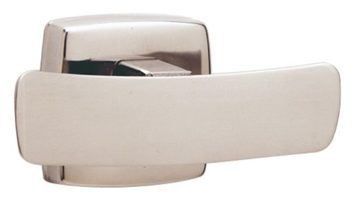 Bobrick 76727 Stainless Steel Surface Mounted Double Robe Hook, Satin Finish, 3-15/16" Width