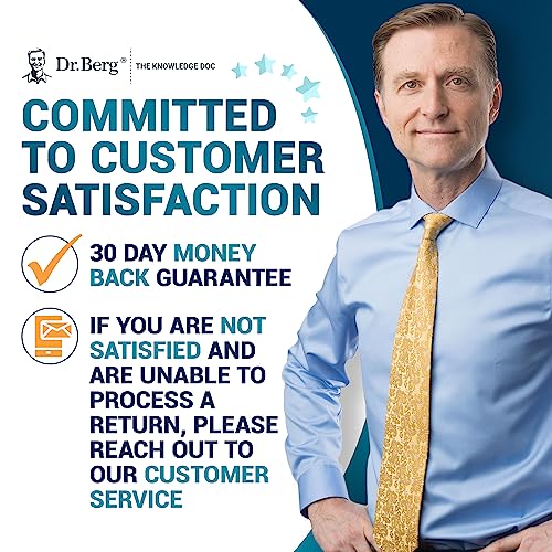 Dr. Berg Hydration Keto Electrolyte Powder - Enhanced w/ 1,000mg of Potassium & Real Pink Himalayan Salt (NOT Table Salt) - Raspberry & Lemon Flavor Hydration Drink Mix Supplement - 100 Servings