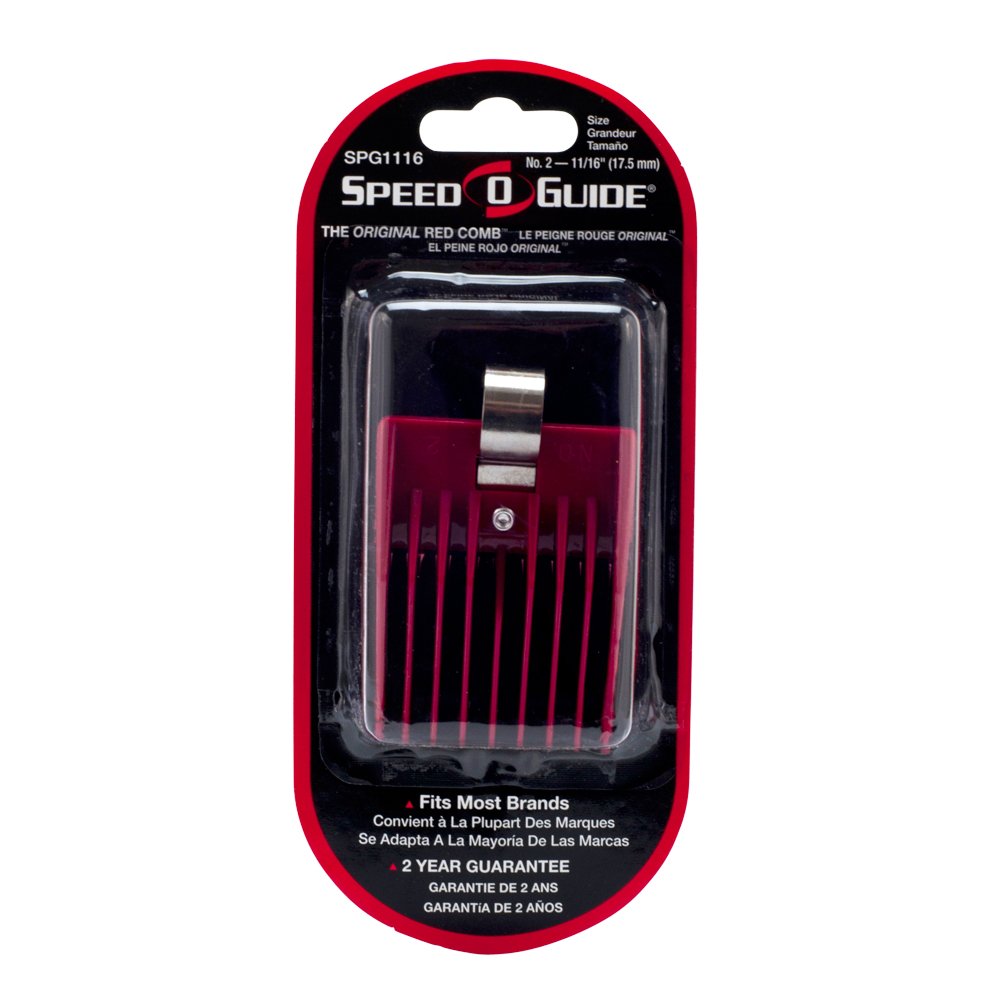 SPEED-O-GUIDE the Original Red Clipper Comb #2 11/16” (Model: SPG1116)