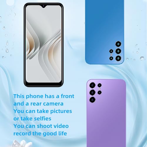 6.52inch Screen ,Reno5Pro+,Unlocked Cell Phone,1GB RAM 16GB ROM,Supports 3GWCDMA : 850/2100MHZ SIM Card Frequency Band,Front and Rear Camera ,Android Smartphone(Blue)