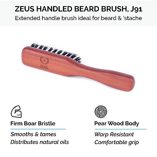 ZEUS Premium Beard Care Kit β Complete Grooming Set, Beard Wash Combo, Beard Oil & Balm, Beard Brush & Comb (Verbena Lime)