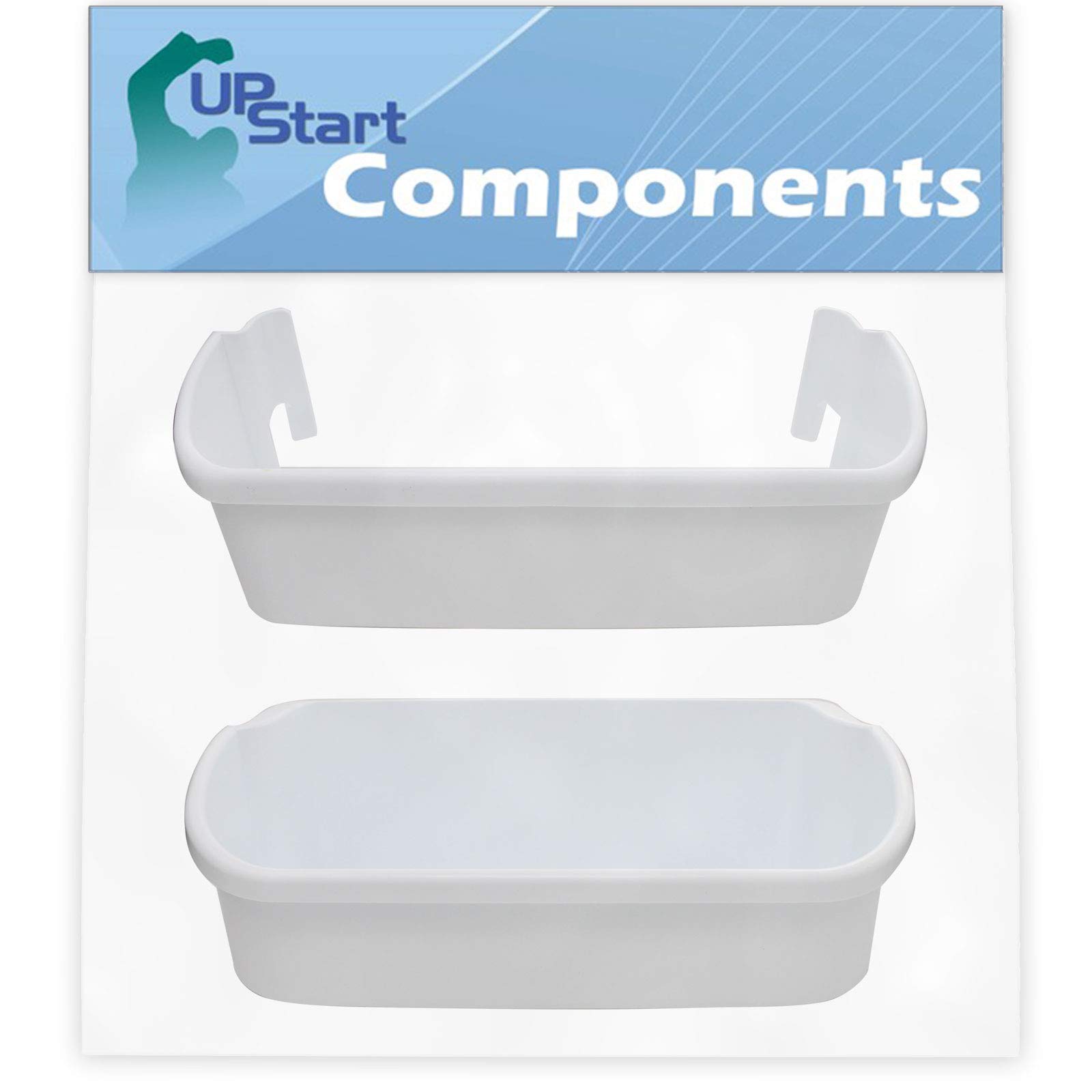 240323001 & 240356401 Refrigerator Door Bin Replacement for Kenmore/Sears 25352649300 Refrigerator - Compatible with 240323001 & 240356401 White Door Bin - UpStart Components Brand