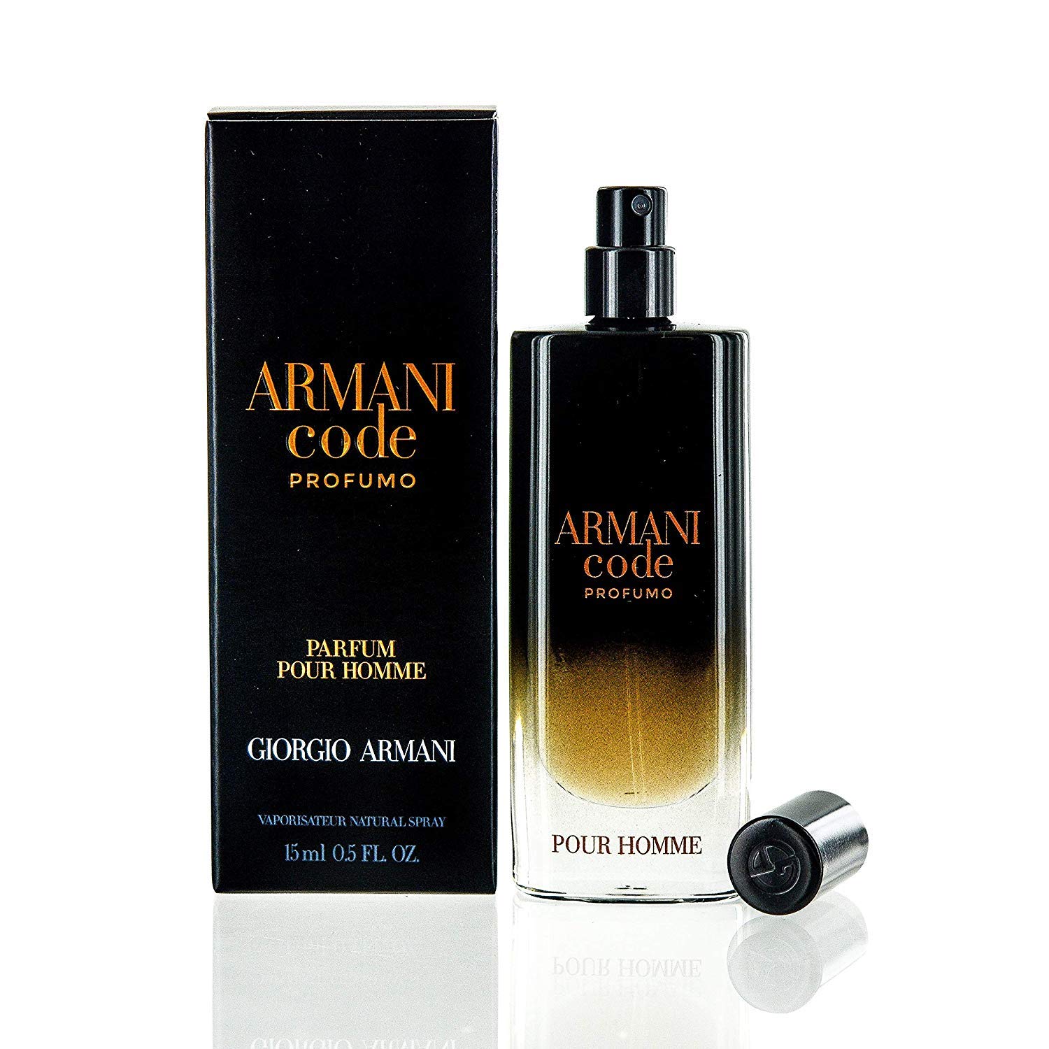 GIORGIO ARMANI Code Profumo Parfum Pour Homme Spray for Men, 0.5 Ounce