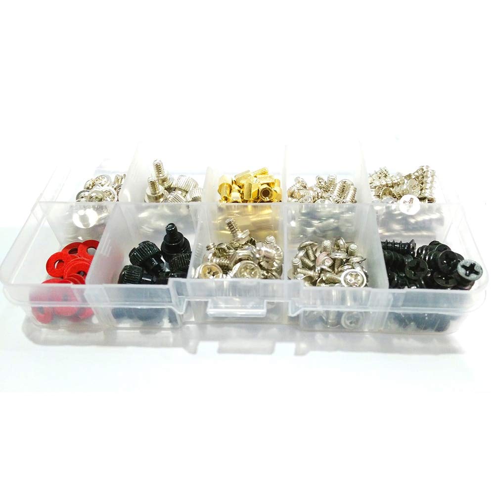Screw 228PCS Accessories Set Computer for Motherboard for PC DIY Repair Tool with Case Hard Disk Screws Assortment Kit