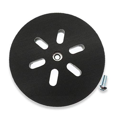 6" Replacement Sanding Pad Compatible with Bosch Orbital Sanders ROS65VC 1250DEVS 3727DVS 3727DEVS ,6 Hole Hook-&-Loop Sander Backing Pad,Replace RS6045 & RS6046