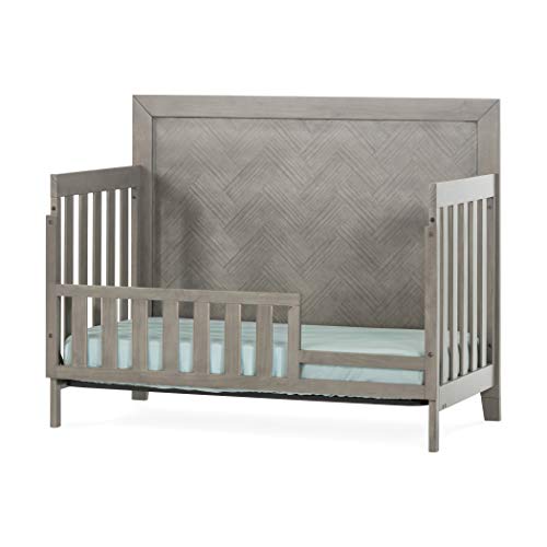 Child Craft Kieran Guard Rail Toddler Bed Conversion Kit, Crescent Gray
