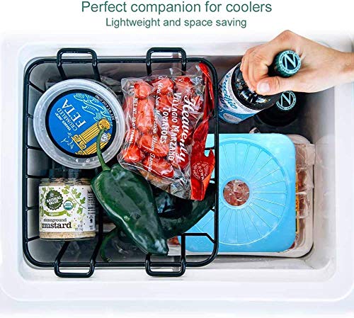 OICEPACK 10 × Cool Coolers Slim Ice Packs Quick Cooling & Long-Lasting for Lunch Box | Lunch Bags | Freezer Packs Reusable Cool Pack | Ice Packs for Office/Jobsite/Camping/Beach/Picnics/Golf