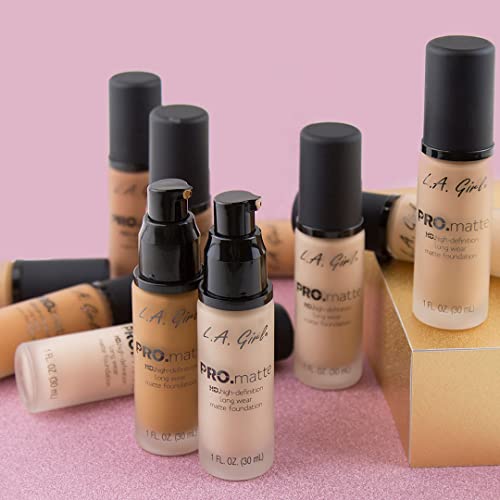 L.A. Girl Pro Matte Foundation, Beige, One Size