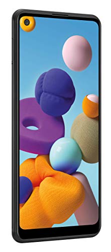 SAMSUNG Galaxy A21 LTE Verizon | 6.5" Screen | 32GB of Storage | Long Lasting Battery | Single SIM | 2020 Model | US Version | Black - (SM-A215UZKAVZW)