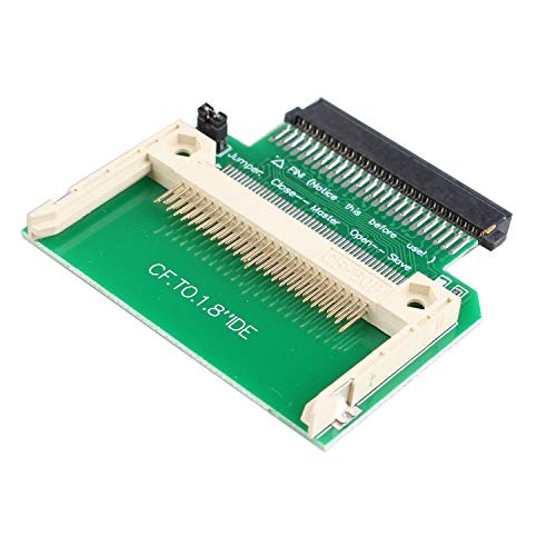 Futheda CF Compact Flash Merory Card to 50pin 1.8 inch Female IDE Bootable Hard Disk Drive SSD Converter Adapter Replacement Compatible with Toshiba