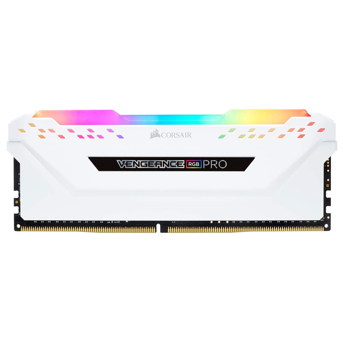 CORSAIR Vengeance RGB PRO 32GB (2x16GB) DDR4 2666 (PC4-21300) C16 Desktop Memory – White