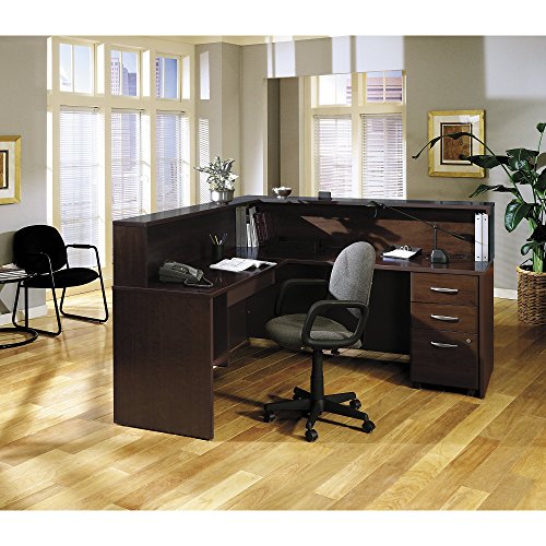 Bush Business Furniture Series C: 3 Drawer Pedestal, Mocha Cherry