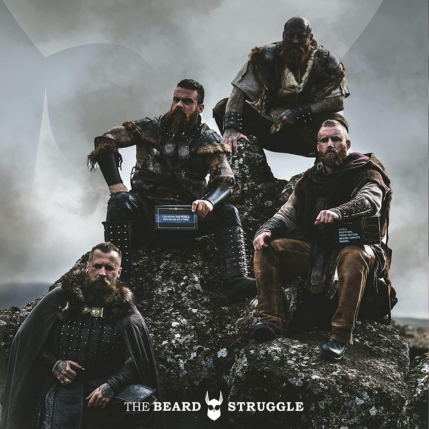 The Beard Struggle - Beard Oil for Men - Natural Blend for Softens, Moisturizing, & Healthier Beard Growth - Viking Storm Night Liquid Silver Elixir - Vegan-Friendly Beard Growth Oil (1 Fl oz)