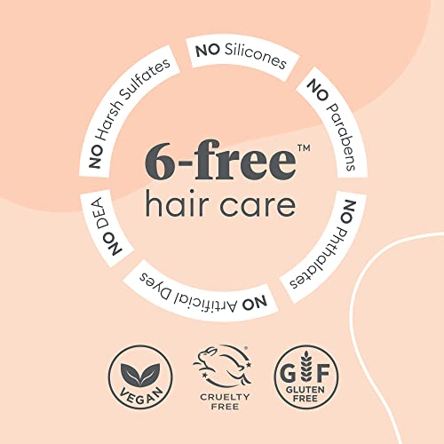 Briogeo Blossom & Bloom Ginseng + Biotin Volumizing Shampoo, Volumizing and Plumping for Fine, Thin, Limp Hair, Vegan, Phalate & Paraben-Free, 8 oz