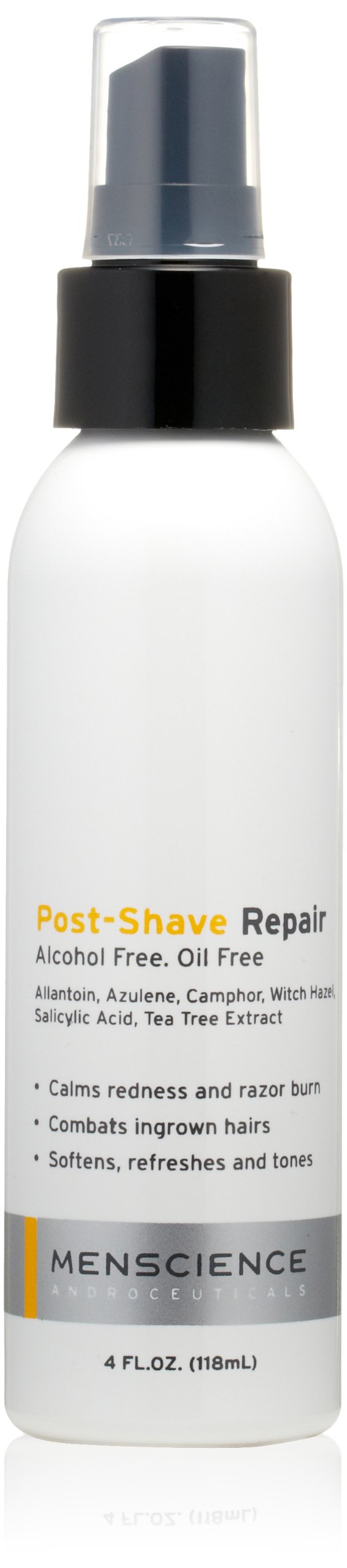 MenScience Androceuticals Post Shave Repair Alcohol and Oil Free, 4 Fl Oz